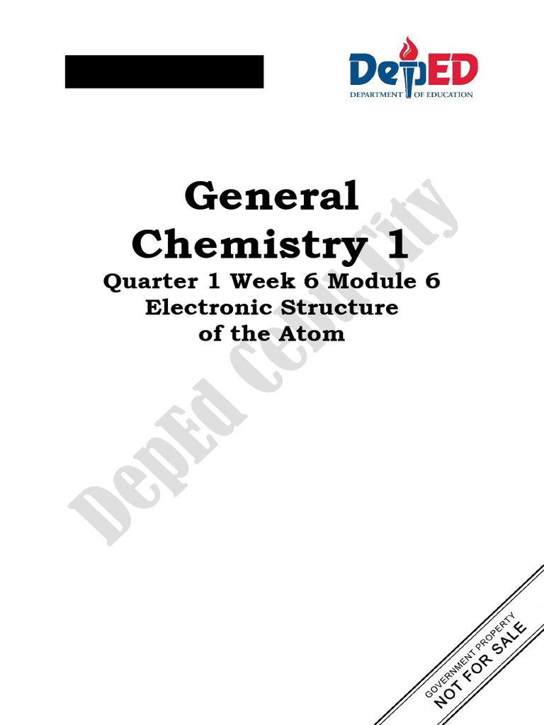 Gen Chem 1 Module 6 2nd Edition 2021 | PDF