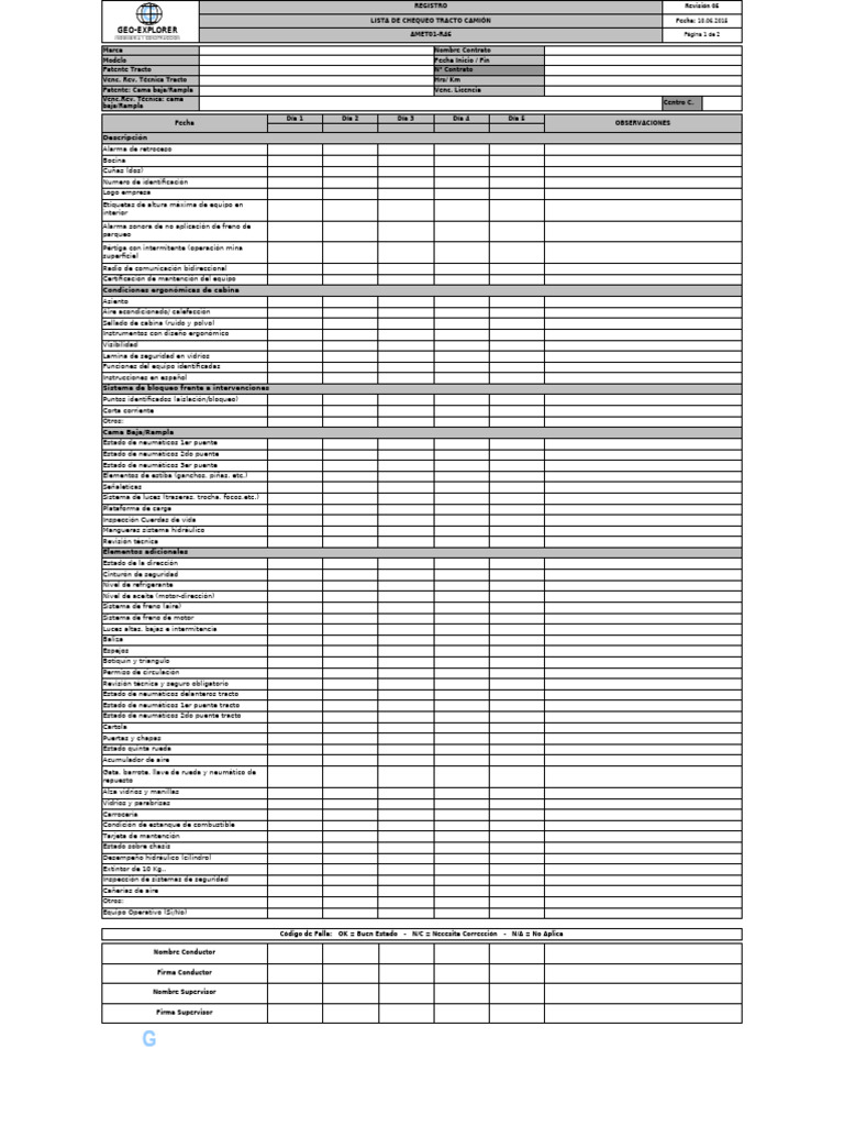 Ek List Tracto Camion | PDF