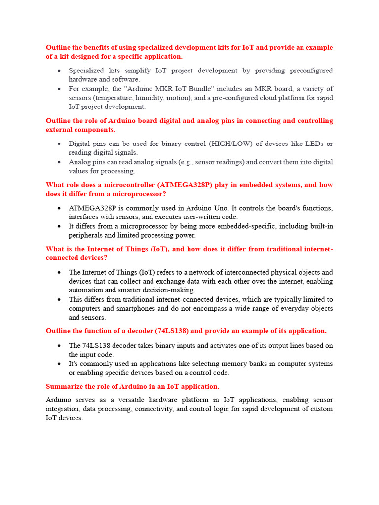 Fis CO1 (2 Marks) | PDF