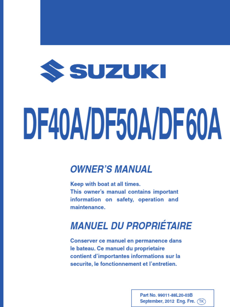 Suzuki DF40a 50a 60a | PDF