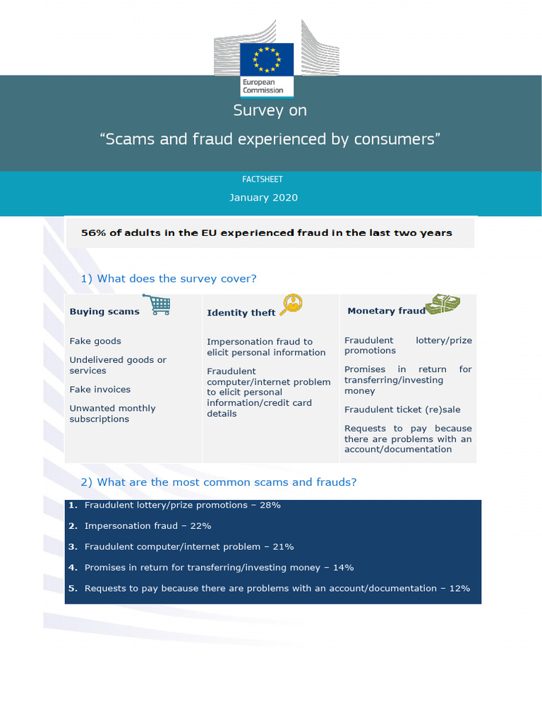 Factsheet Fraud Survey - Final | PDF