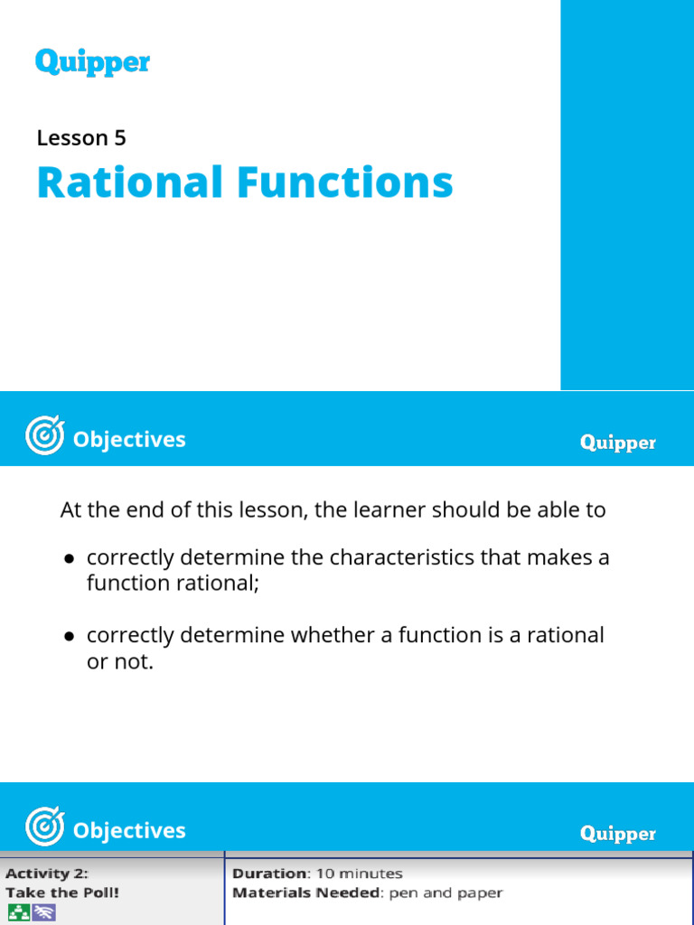 Lesson-5-Introduction-to-Rational-Function | PDF Lesson-5-Introduction-to-Rational-Function | PDF