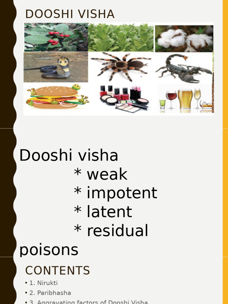 Dooshi Visha DS | PDF