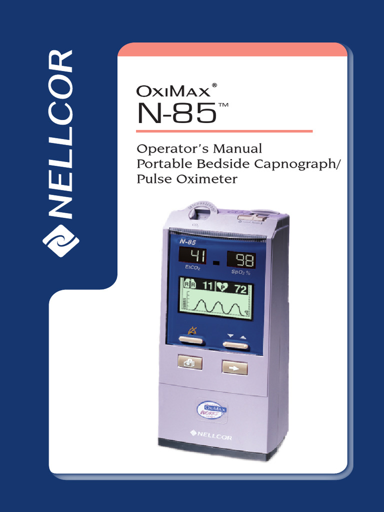 Nellcor Oximax N 85 Operator S Manual | PDF