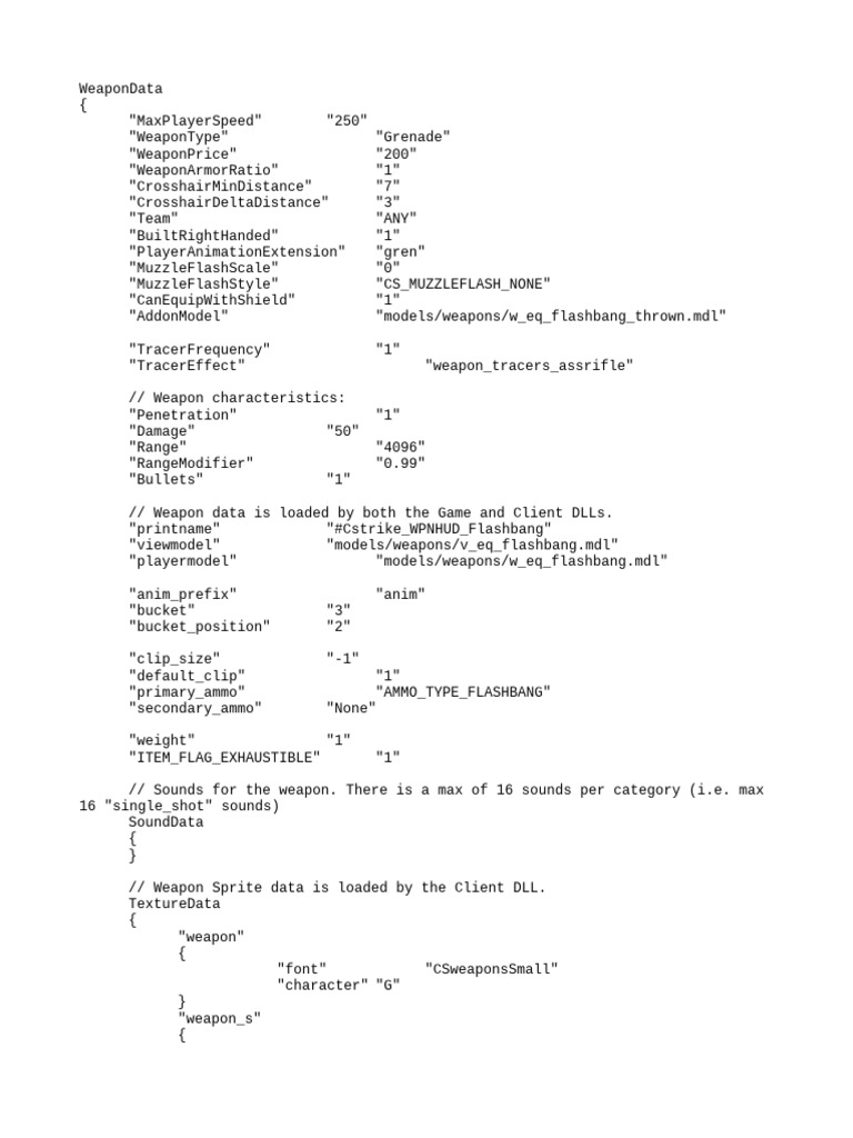 Weapon Flashbang | PDF