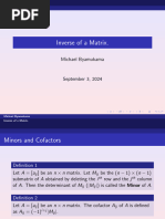 Adjoint of A Matrix - 2x2, 3x3, Formula, Properties - Adjugate | PDF ...
