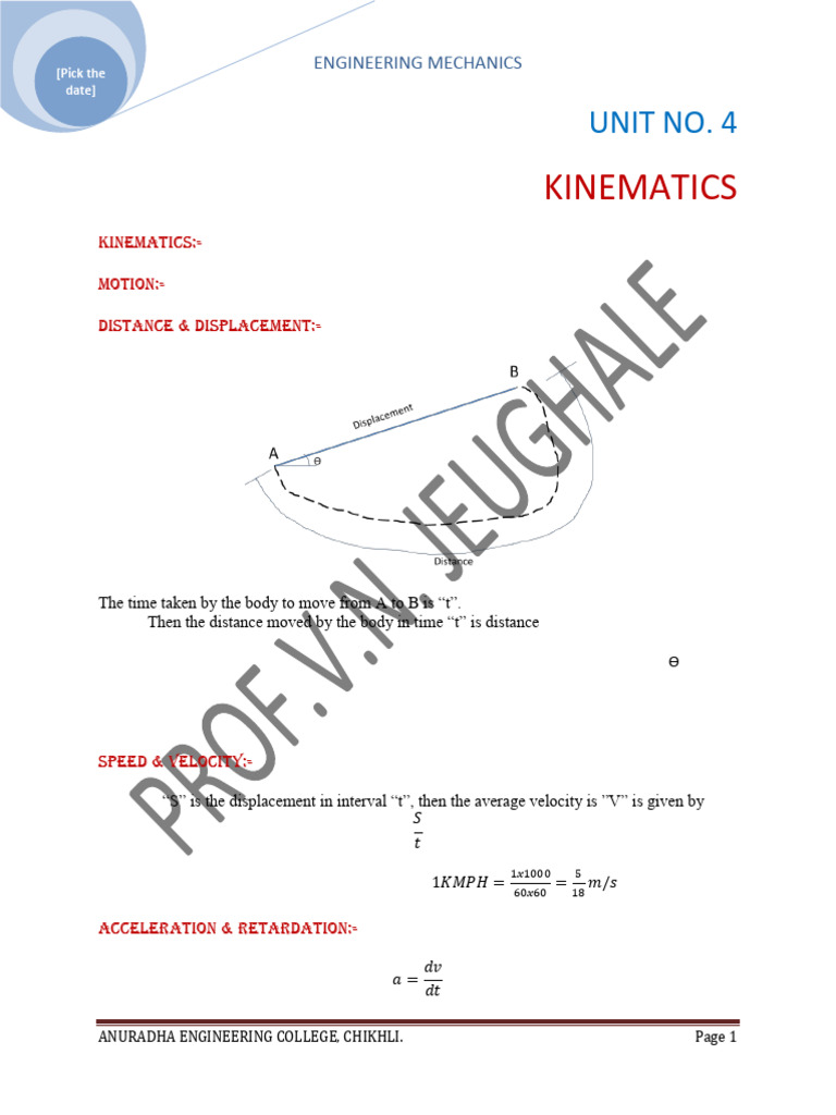 EM Notes of Unit No 4 | PDF