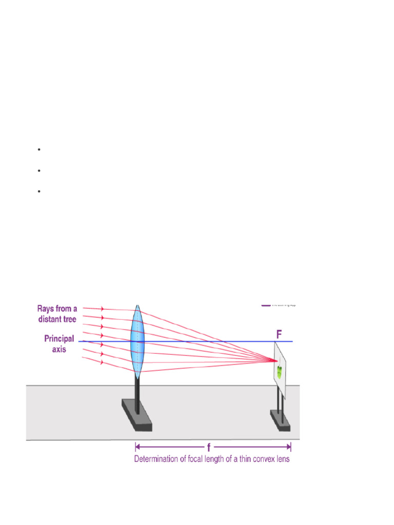 Experiment No. 2 (Convex Lens) | PDF
