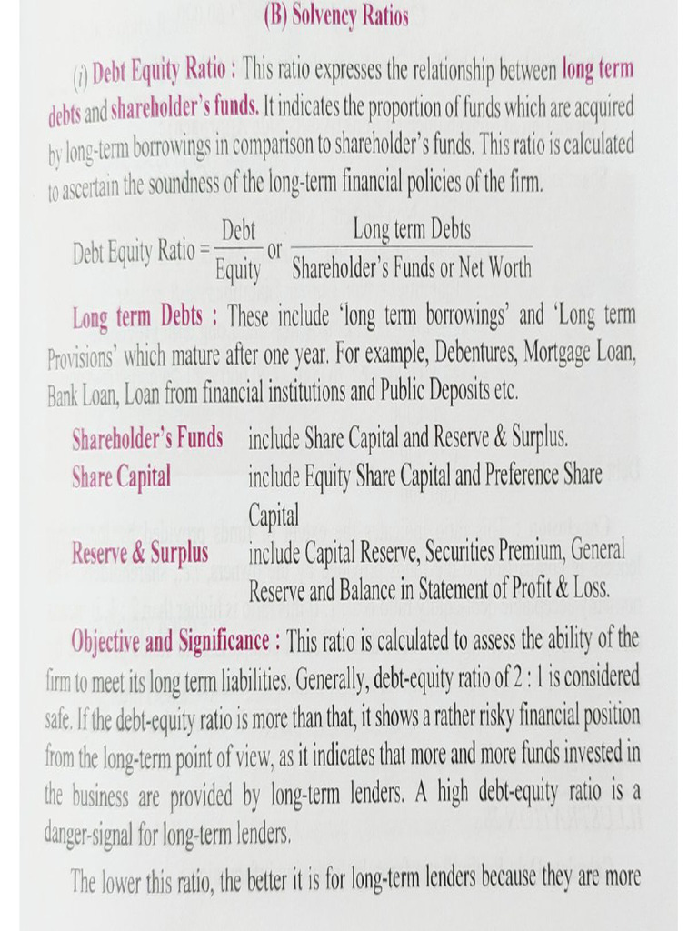 Solvency Ratio | PDF