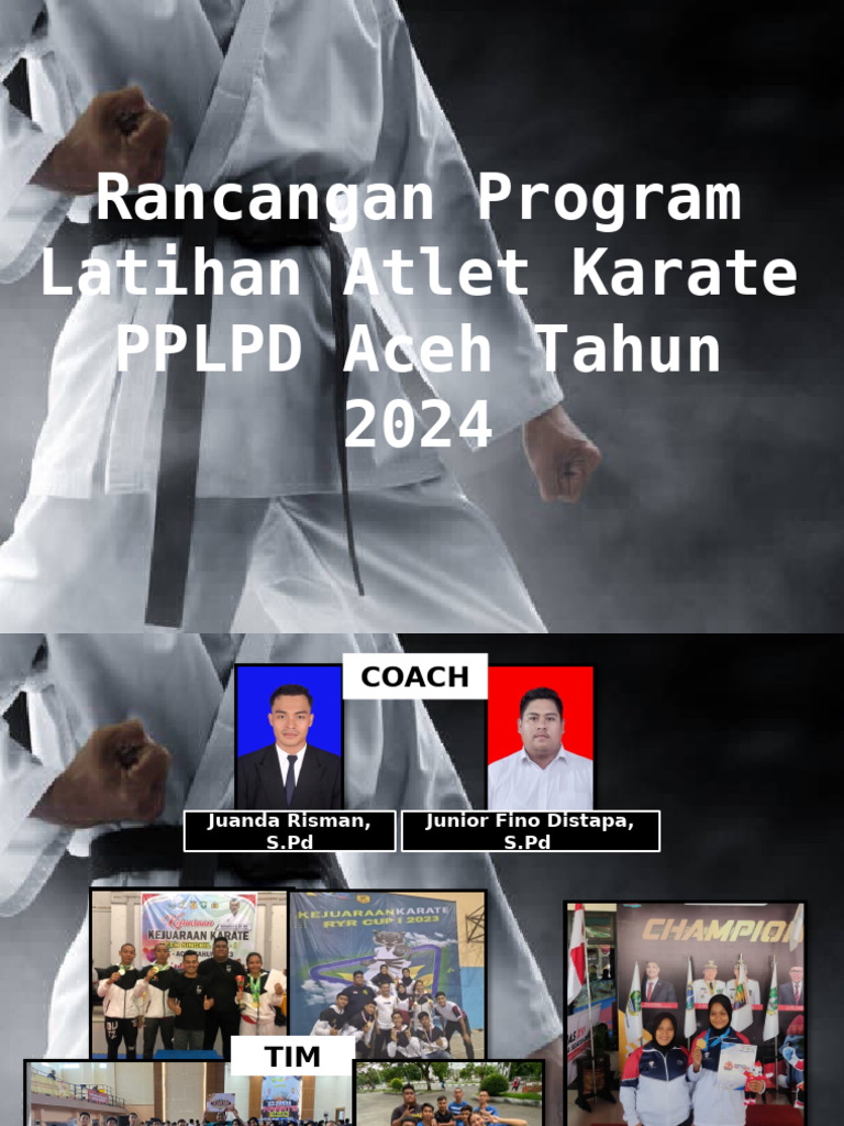 Rancangan Program Latihan Atlet Karate PPLPD | PDF | Career & Growth
