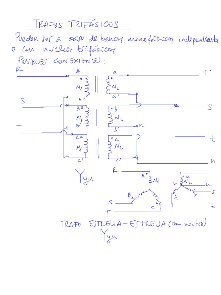 Trafos Trifasicos y Problemas Instalaciones | PDF