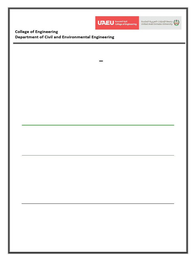 CIVL 240 Assignment 1 | PDF | Home & Garden