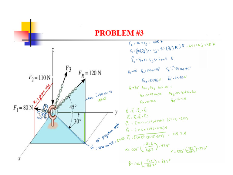 Chapter #2 (Force Vectors) | PDF | Mechanics