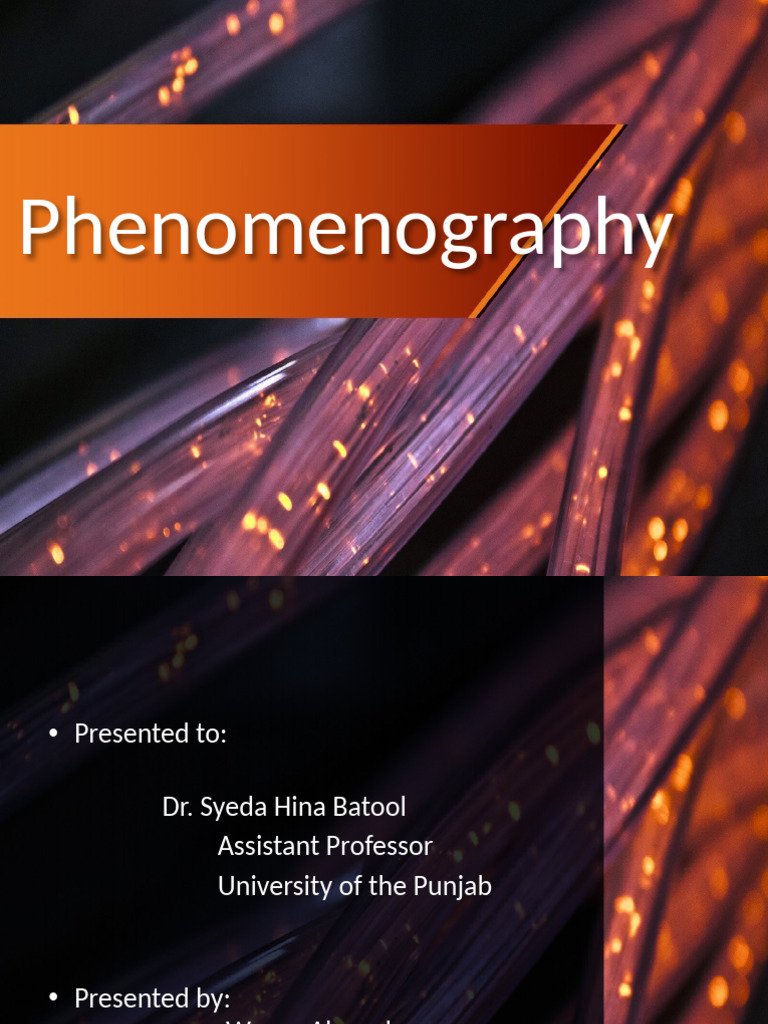 Phenomenography | PDF