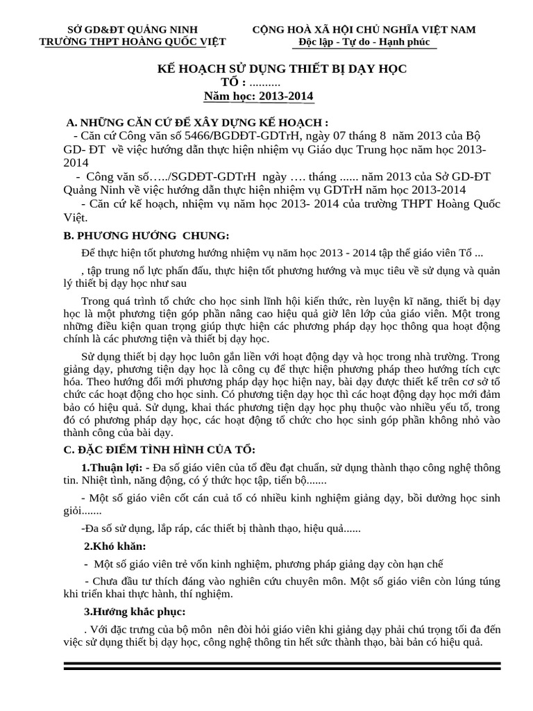 C3 Hoang Quoc Viet - KH Su Dung TB Day Hoc | PDF