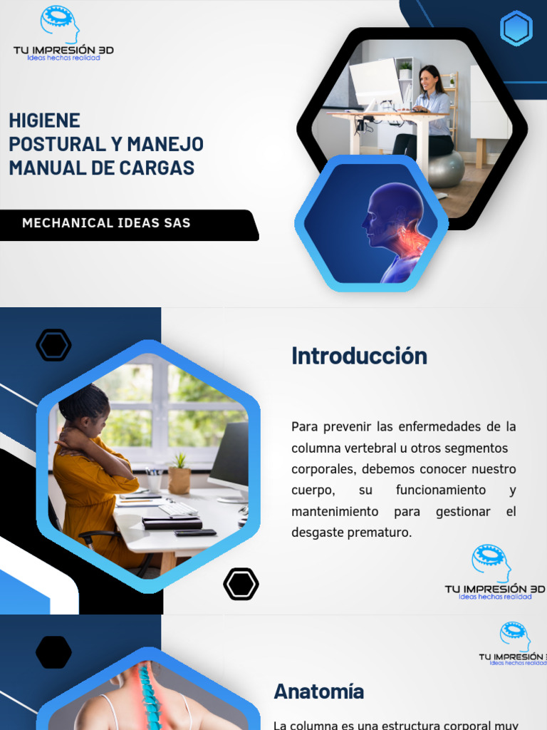Higiene Postural y Manejo Manual de Carga | PDF
