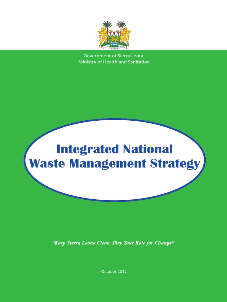 Integrated National Waste Management Strategy 2012 2016 Final | PDF ...