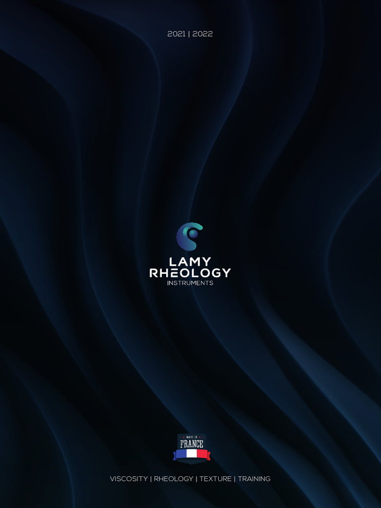 Lamy Rheology | PDF | Viscosity | Metrology
