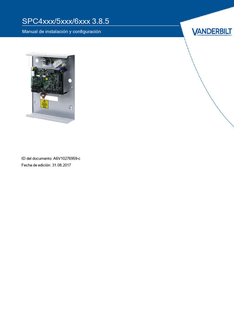 SPC Panel InstallAndConfig ES | PDF