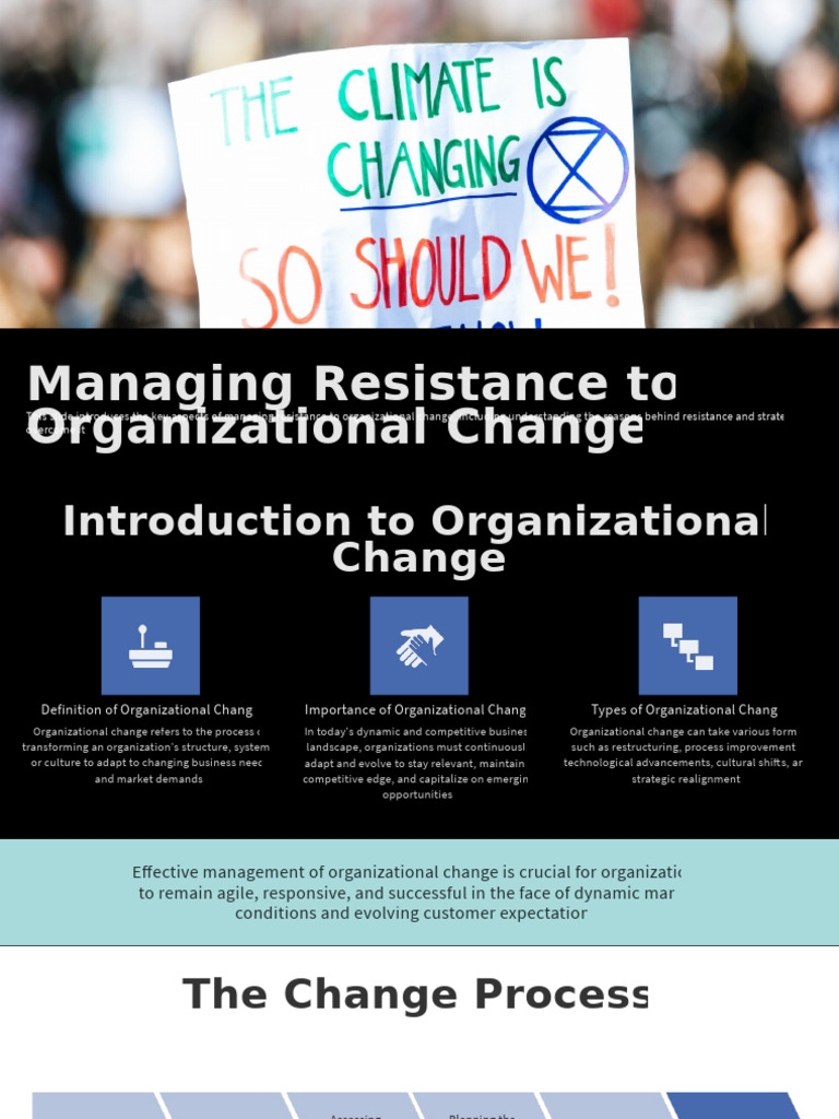 Managing Resistance To Organizational Change | PDF