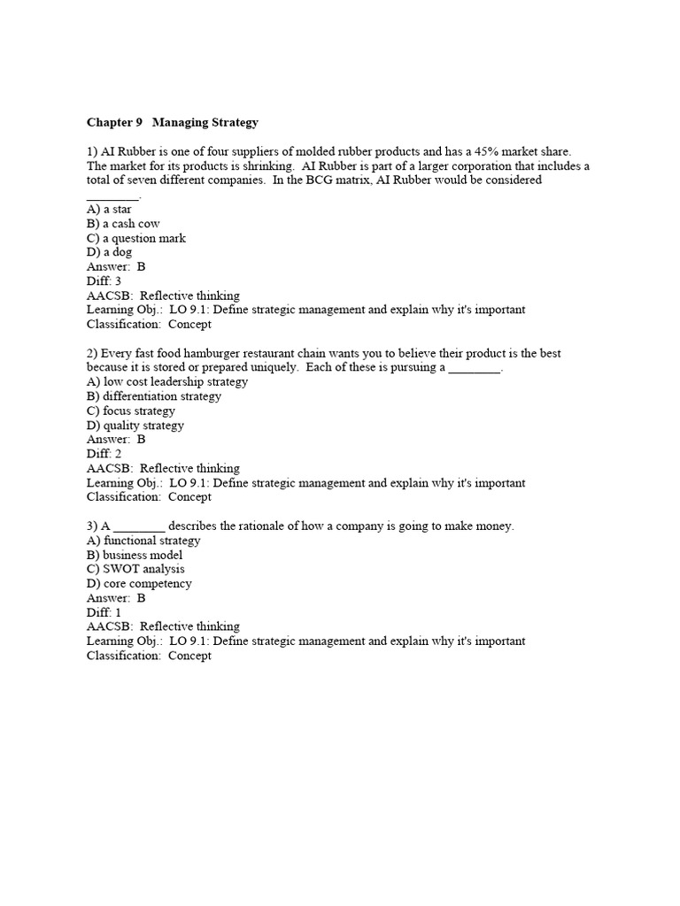 ch9 Strategy 2 PDF | PDF