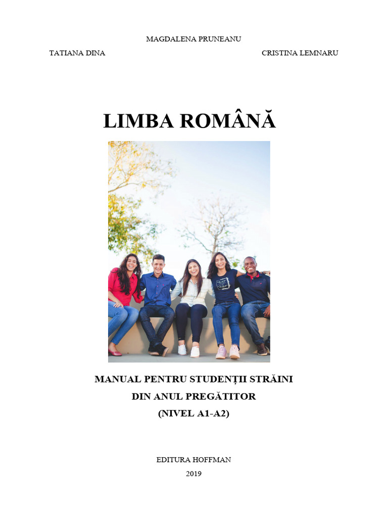 Manual Limba Română Studenți Străini Nivel A1 A2 | PDF