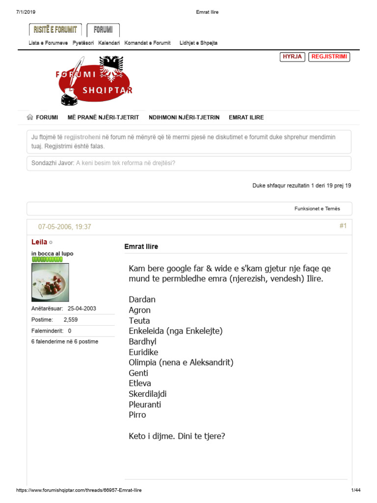 Emrat Ilire | PDF
