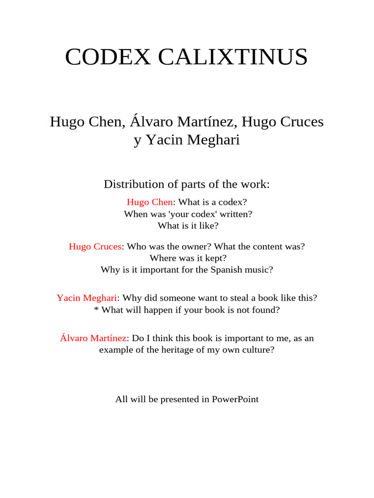 Codex Calixtinus | PDF