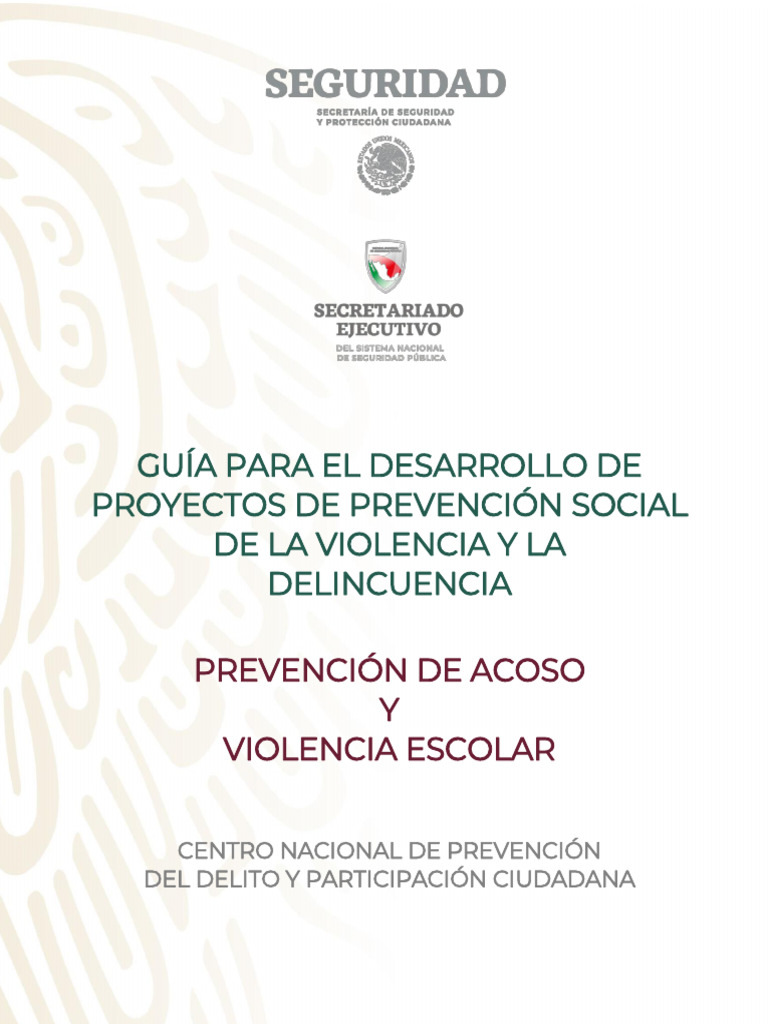 Gu A Proyectos Prevenci N 2024. | PDF