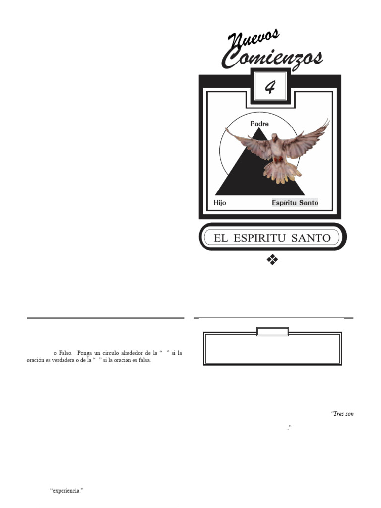 Discipulado 4 - El Espiritu Santo CORREGIDO | PDF