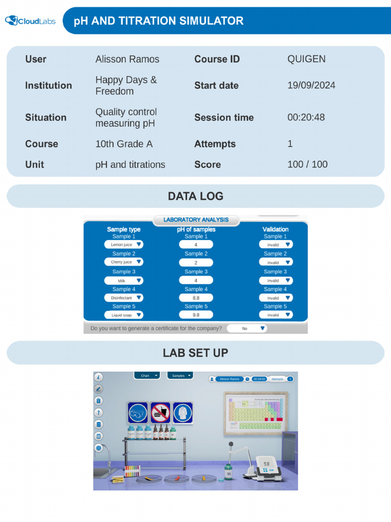 Quality Control Measuring PH | PDF