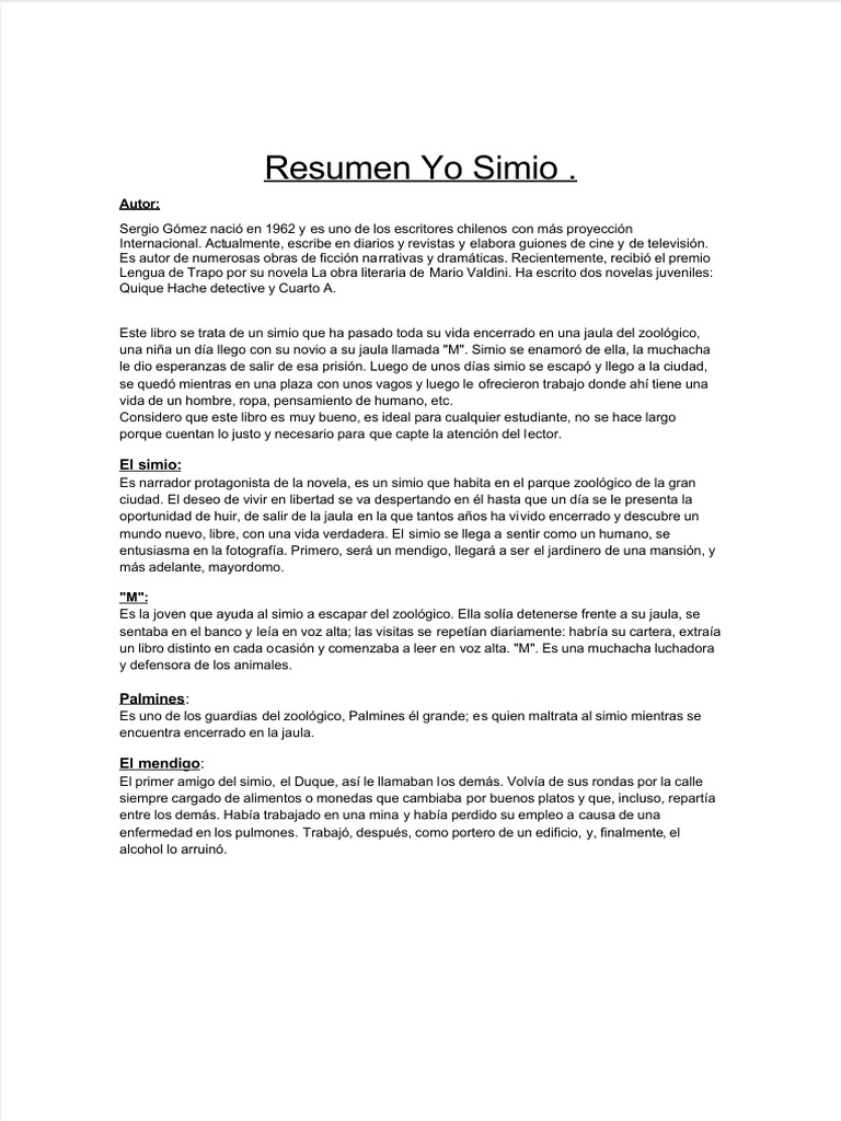 Pdfslide - Tips - Resumen Yo Simio | PDF
