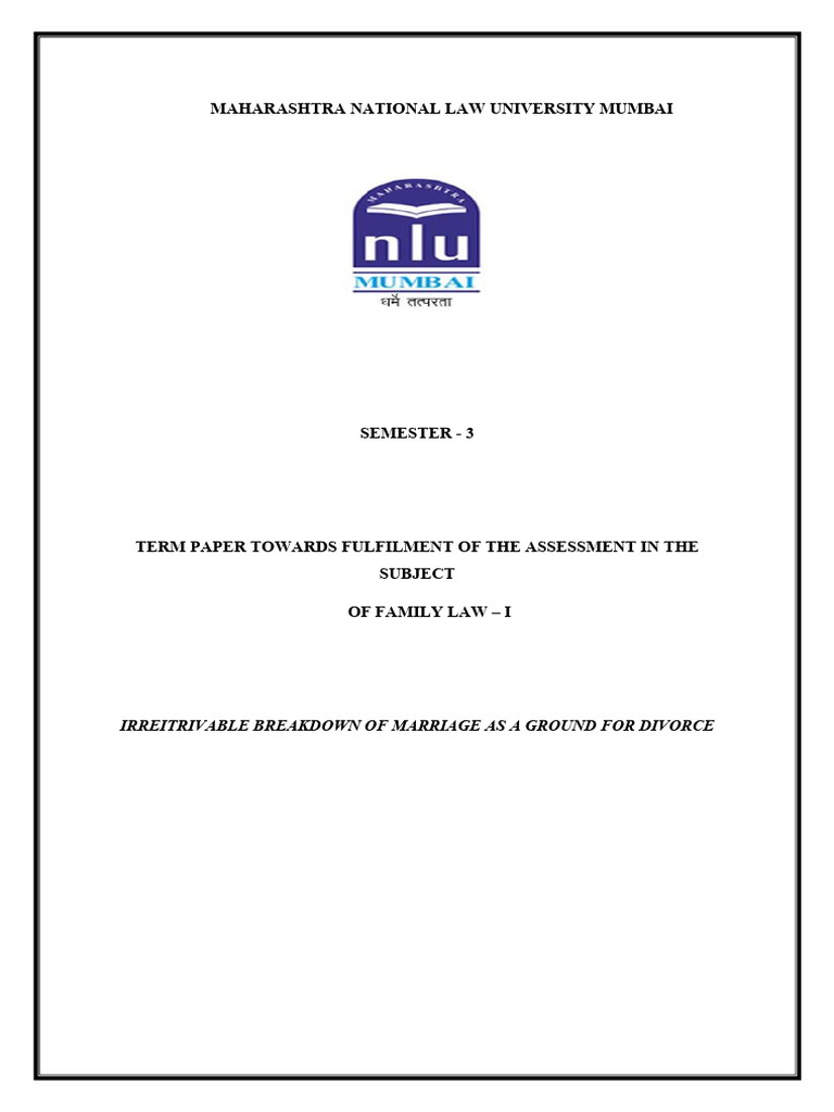 Family Law Project | PDF