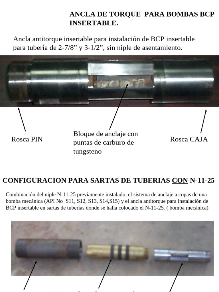 Ancla Antitorque Insertable | PDF