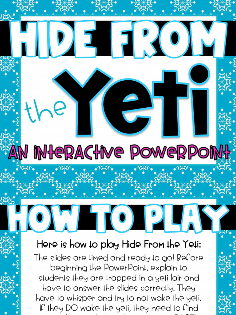 ABC with the yeti | PDF