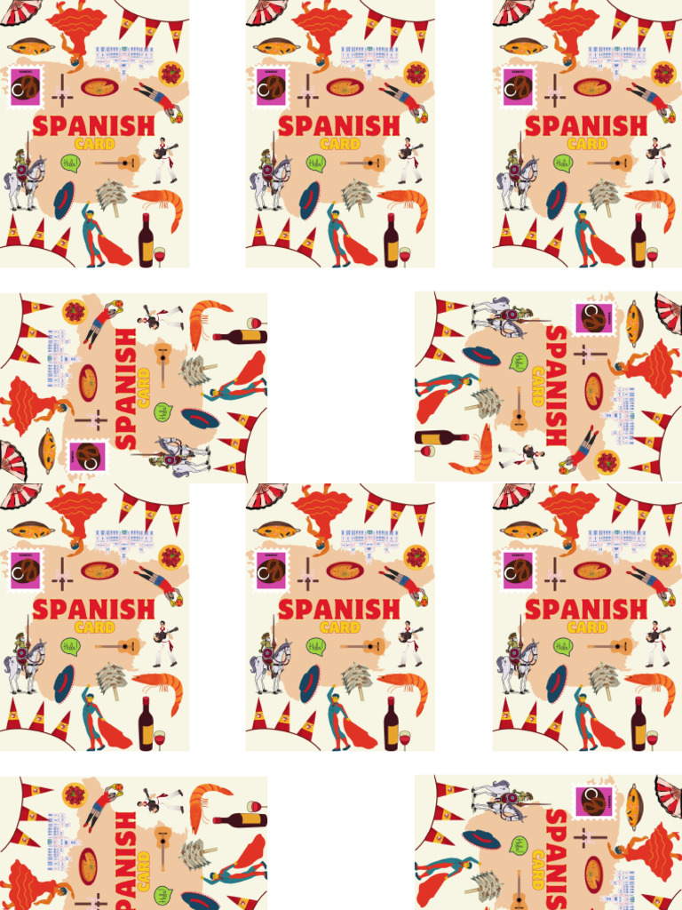 Spanish card | PDF