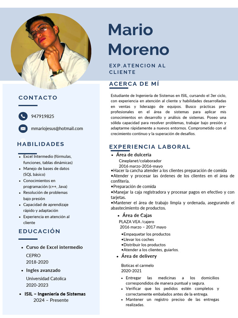 Mario 2024 CV Actual | PDF