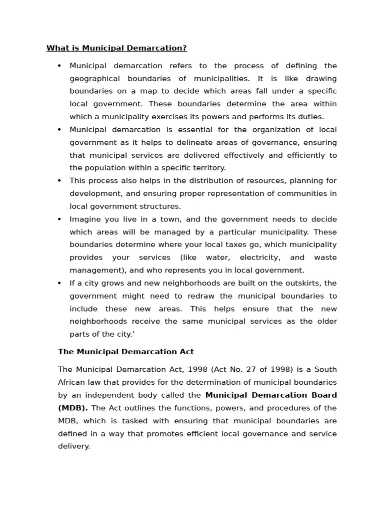 Demarcation September Notes | PDF | Non Governmental Organization ...