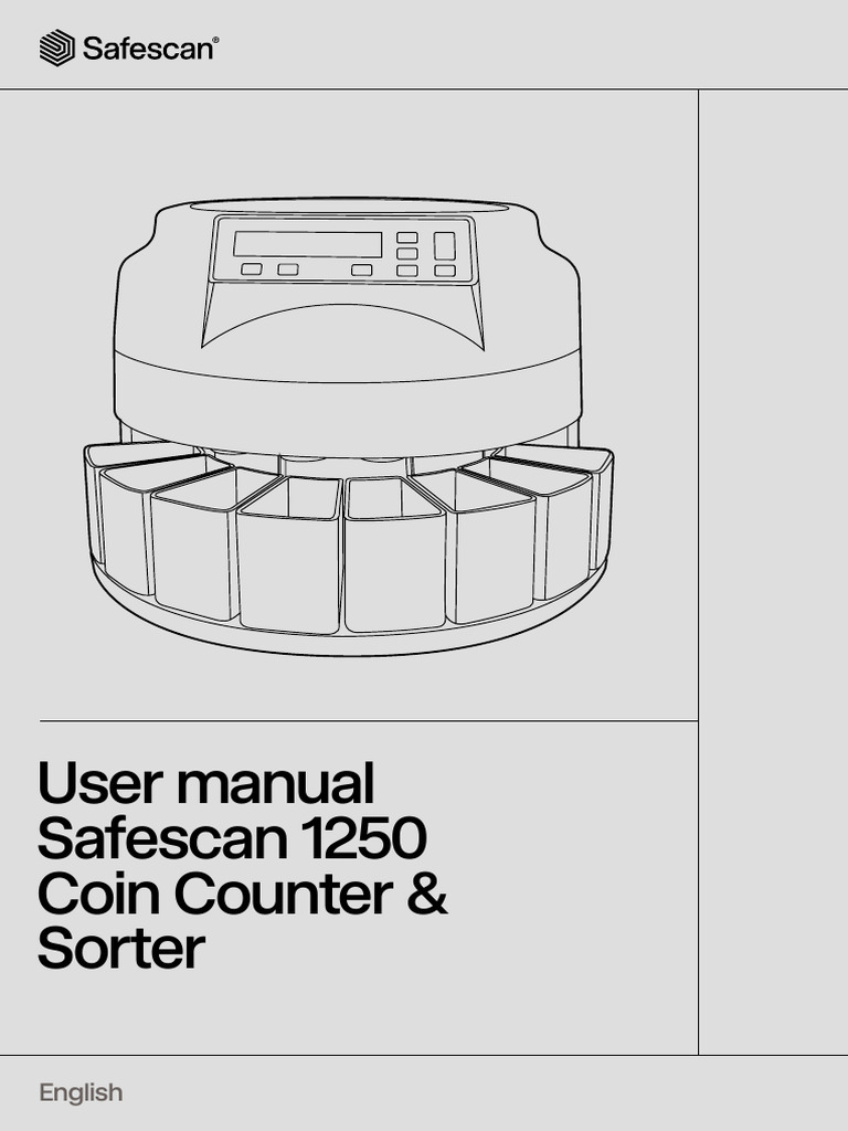 Safescan 1250 Digital Manual en | PDF