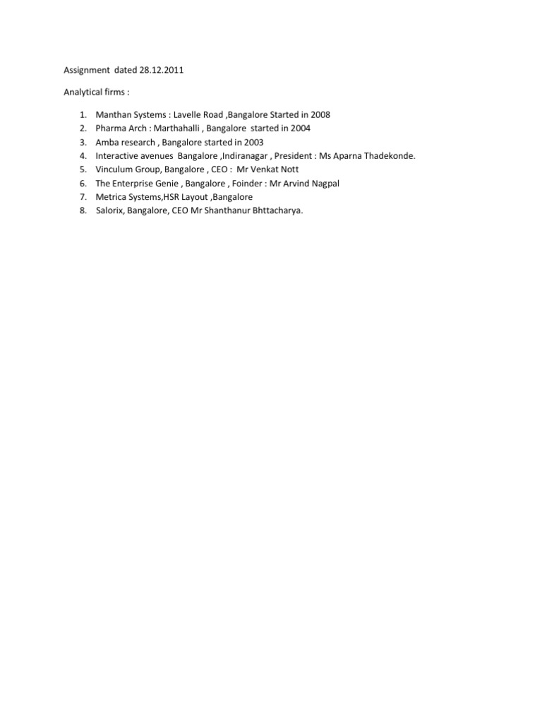 Document Analysis and Insights | PDF
