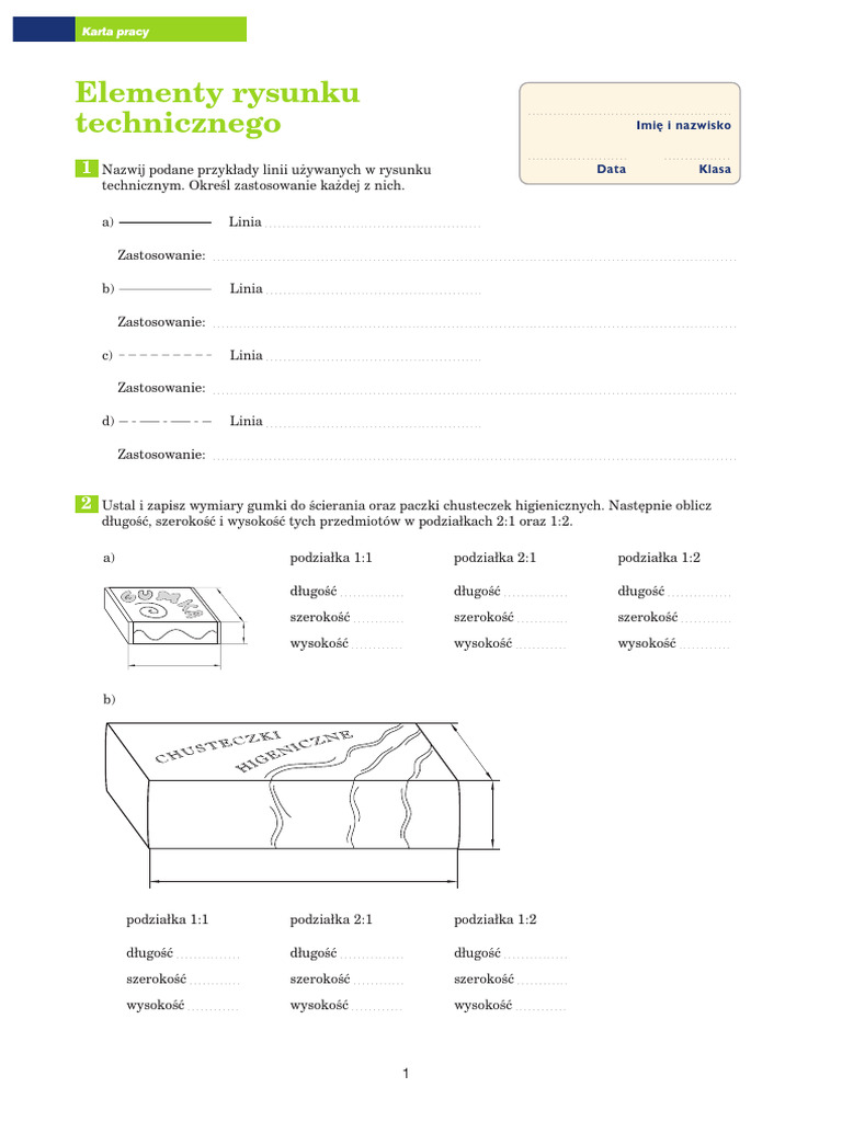 5 - Elementy Rysunku Technicznego | PDF