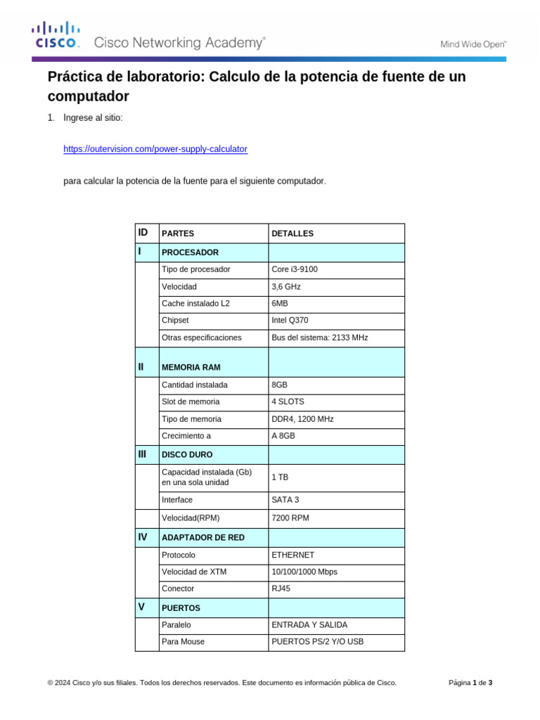 Actividad 2 - Calculo de la potencia de la fuente v05 moreno | PDF