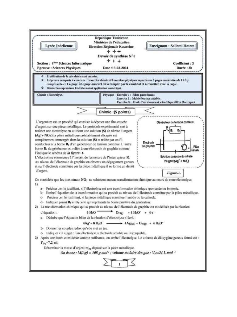 BAC INFO synN°2 | PDF