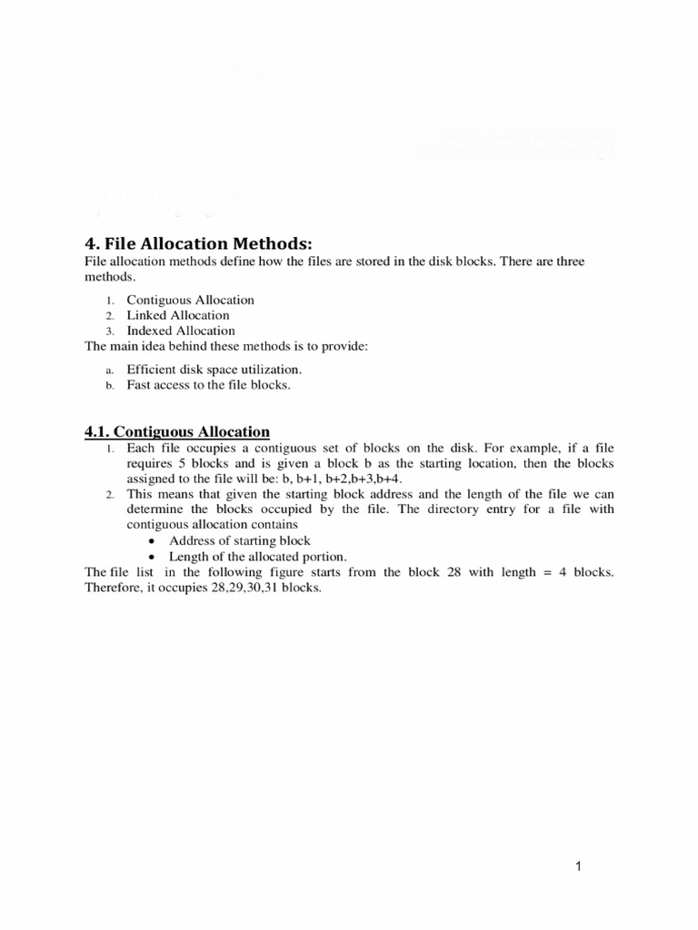 File Allocation Methods | PDF File Allocation Methods | PDF