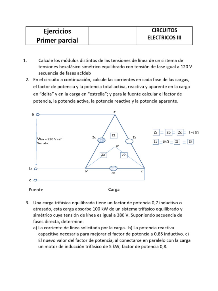 CIR III Ejercicios 3 para PP | PDF