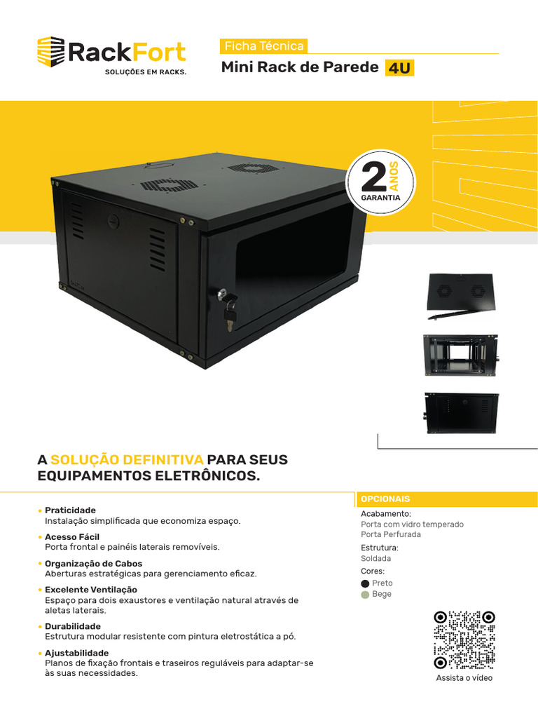 Datasheet-Mini-Rack-de-Parede-4U | PDF