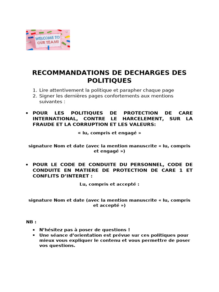 Consignes | PDF