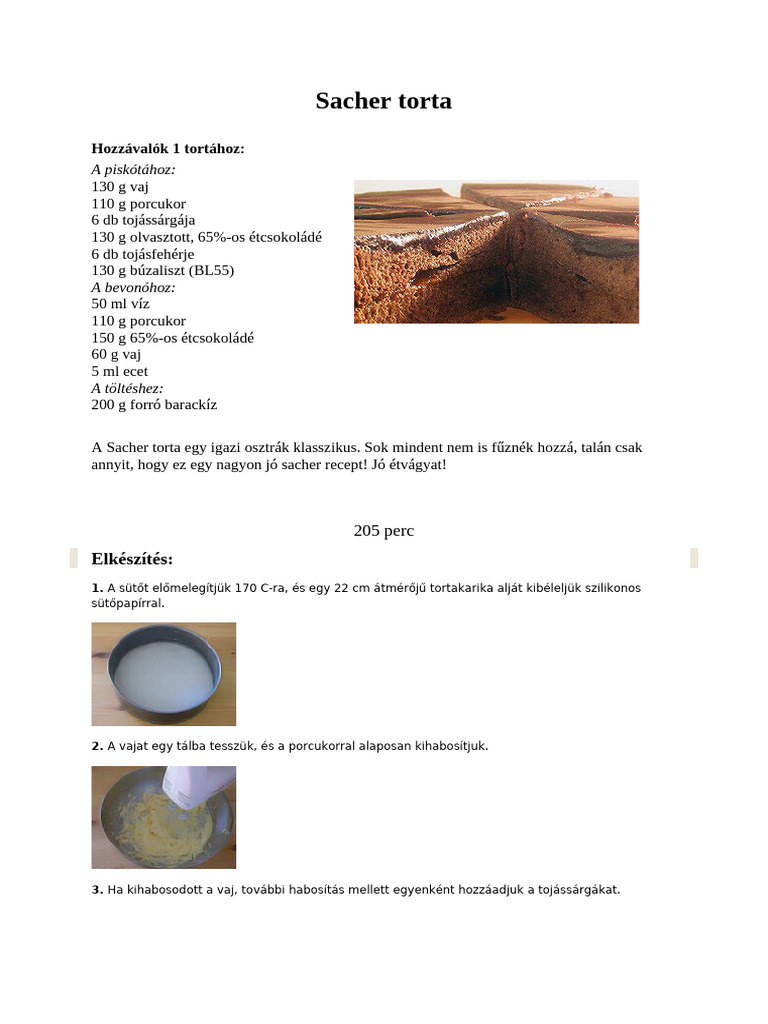Sacher torta | PDF