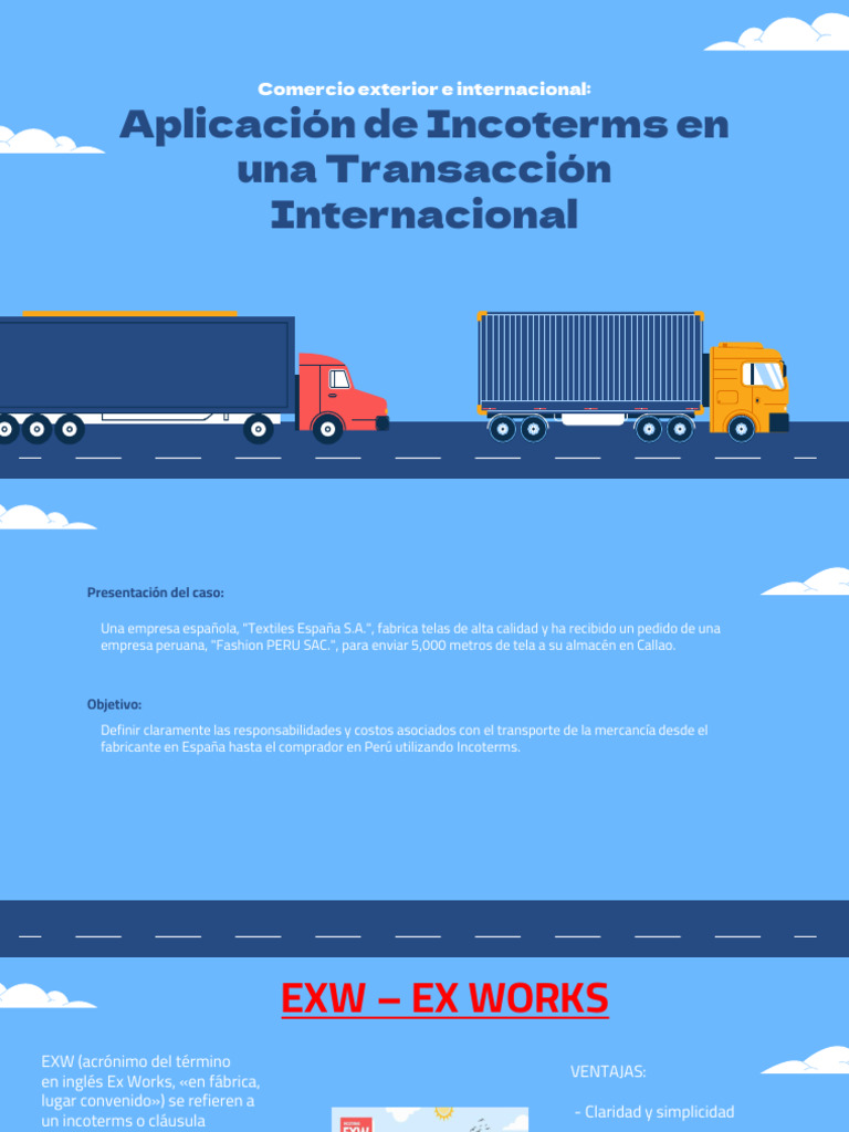 Incoterm Exw - Grupo 1 | PDF
