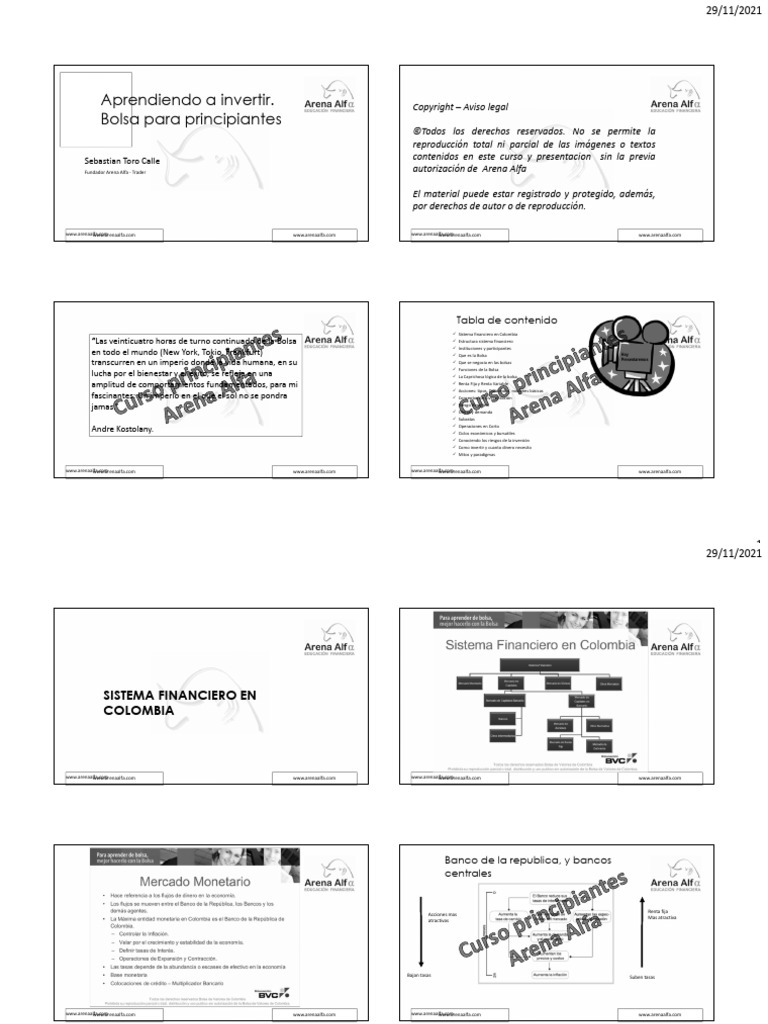 Curso Basico Arena Alfa x4 ENVIO | PDF